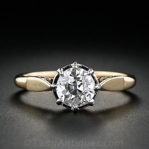 1.10 Carat Antique Diamond Solitaire Ring