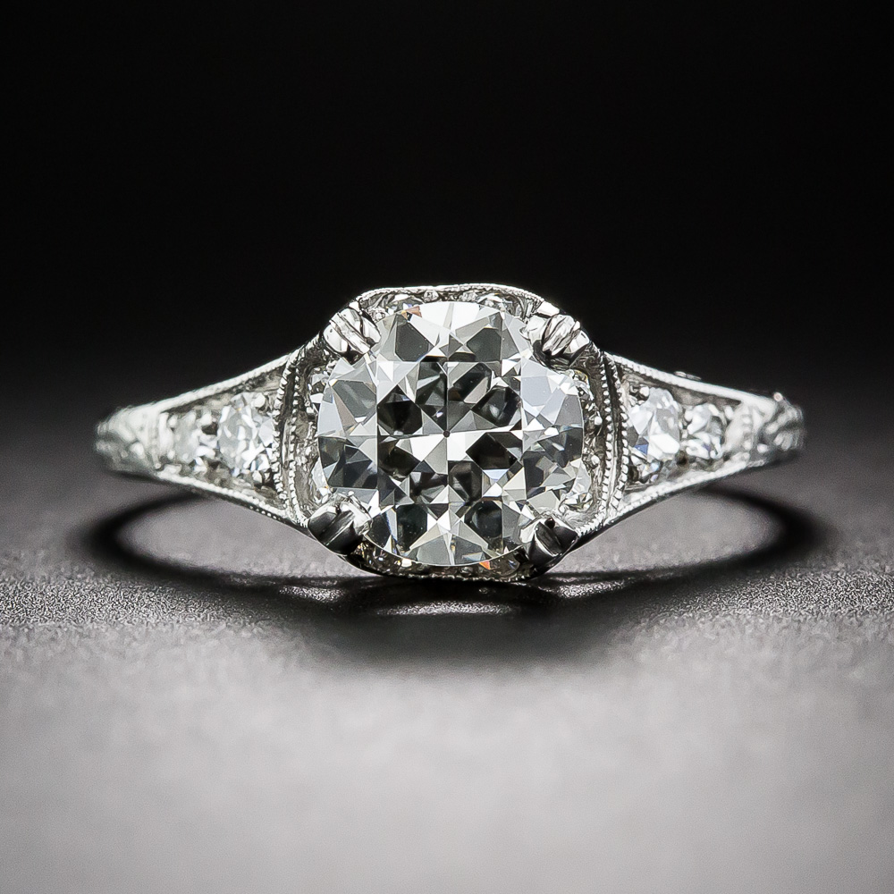 1.10 Carat Art Deco Engagement Ring