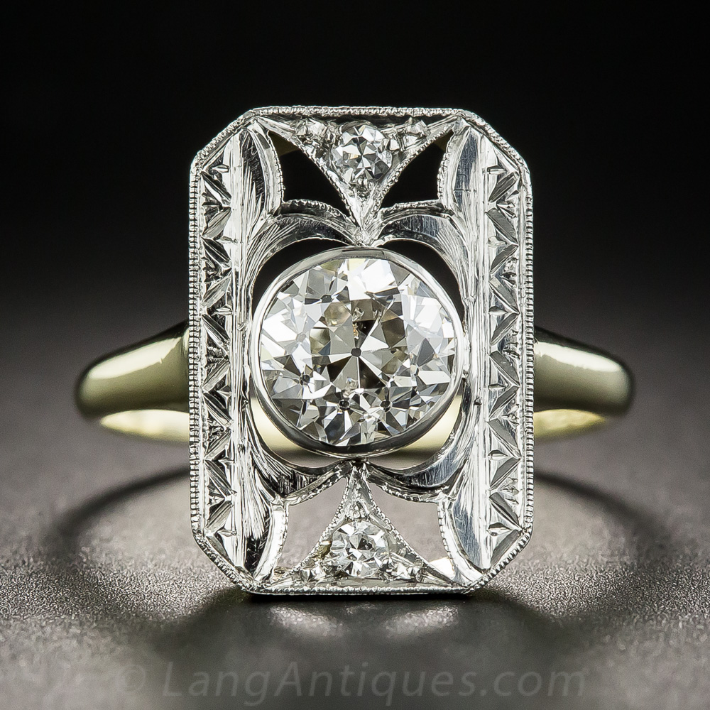 1.10 Carat Diamond Edwardian Dinner Ring
