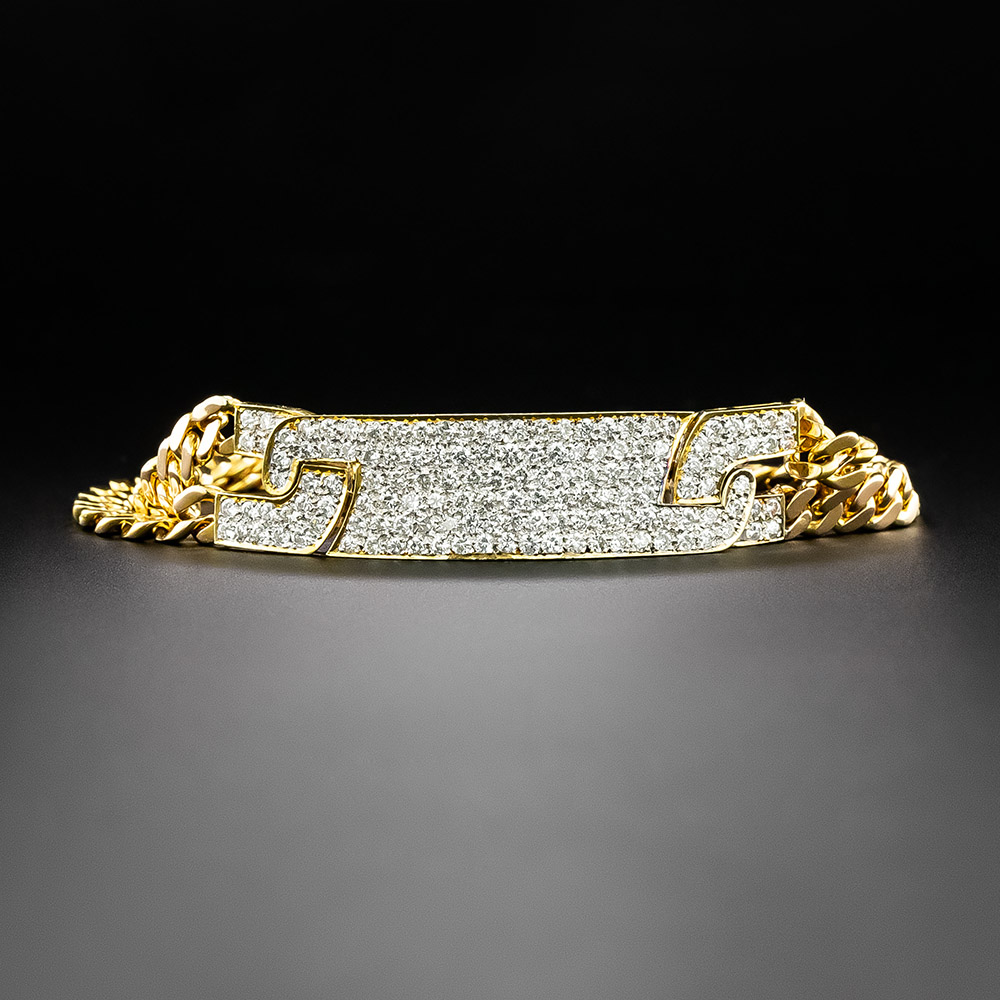 Pavé Diamond 'I.D.' Bracelet