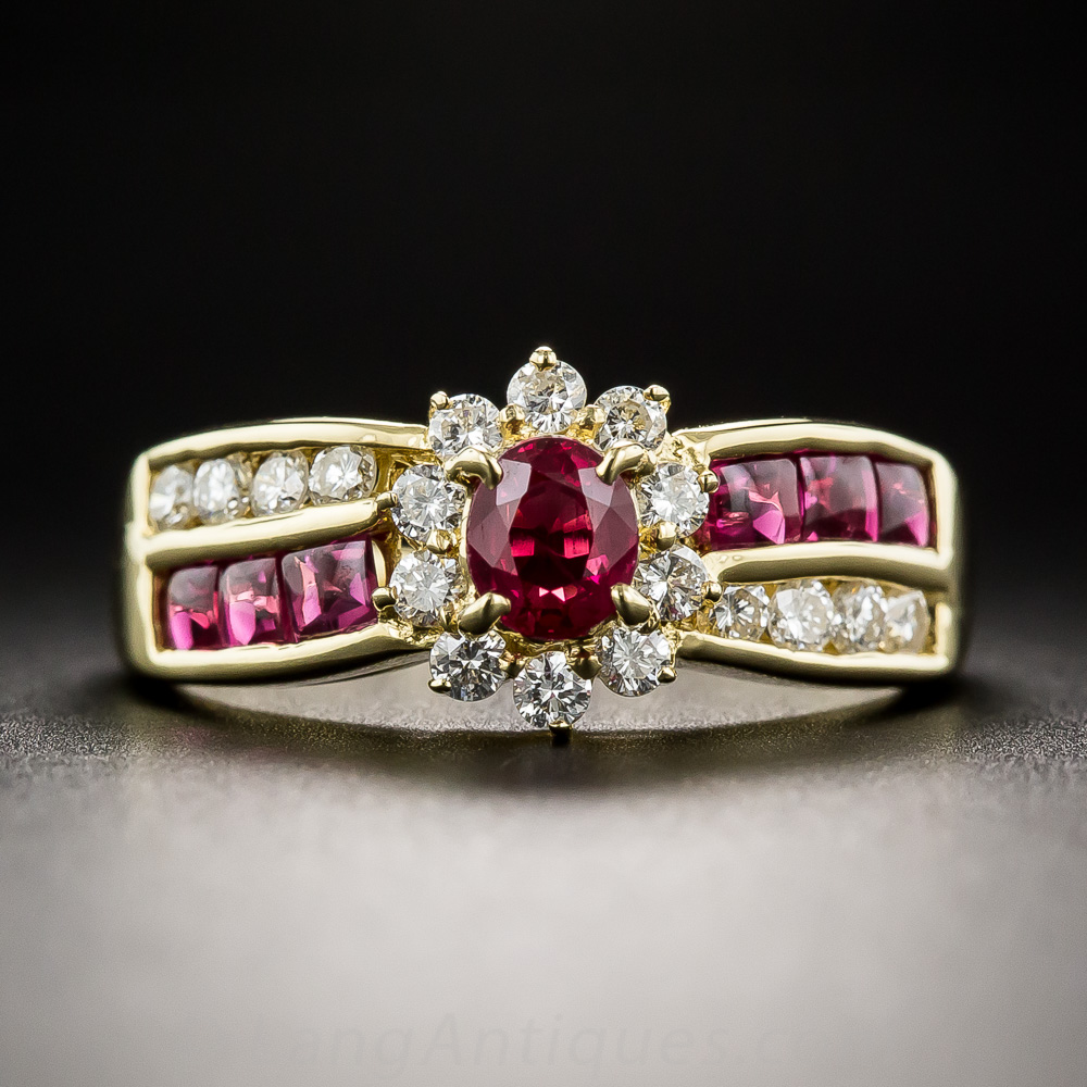 18K Ruby and Diamond Ring