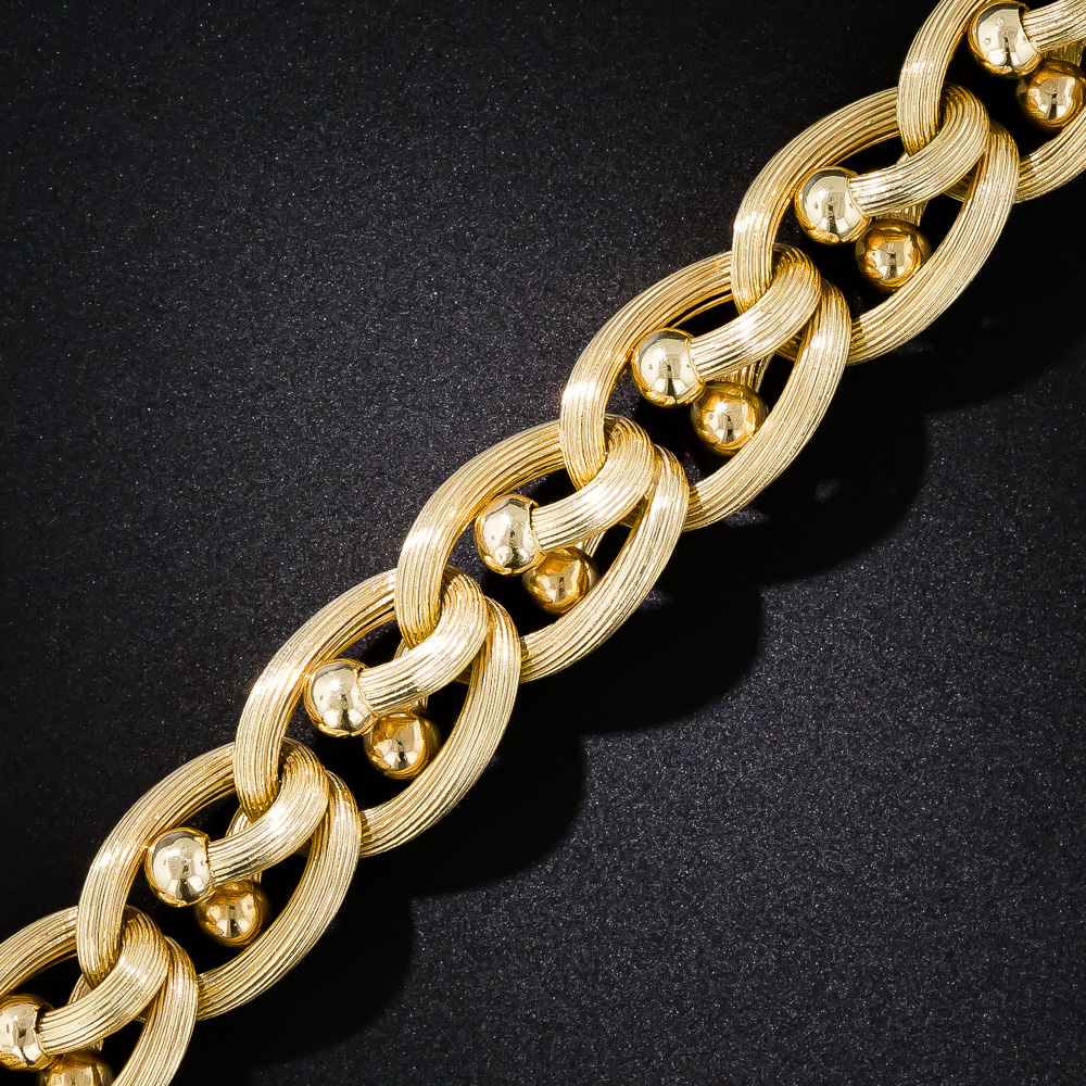 18K Yellow Gold Link Bracelet