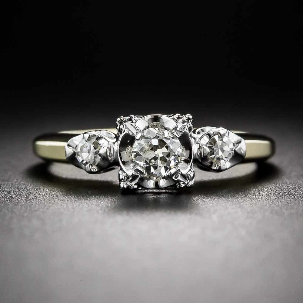 .21 Carat Mid-Century Diamond Engagement Ring