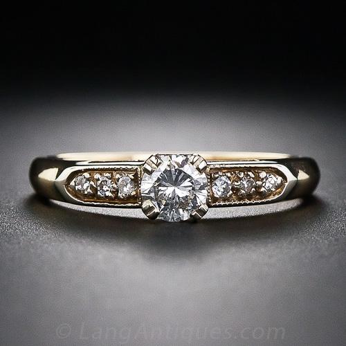 .30 Carat Mid-Century Diamond Ring