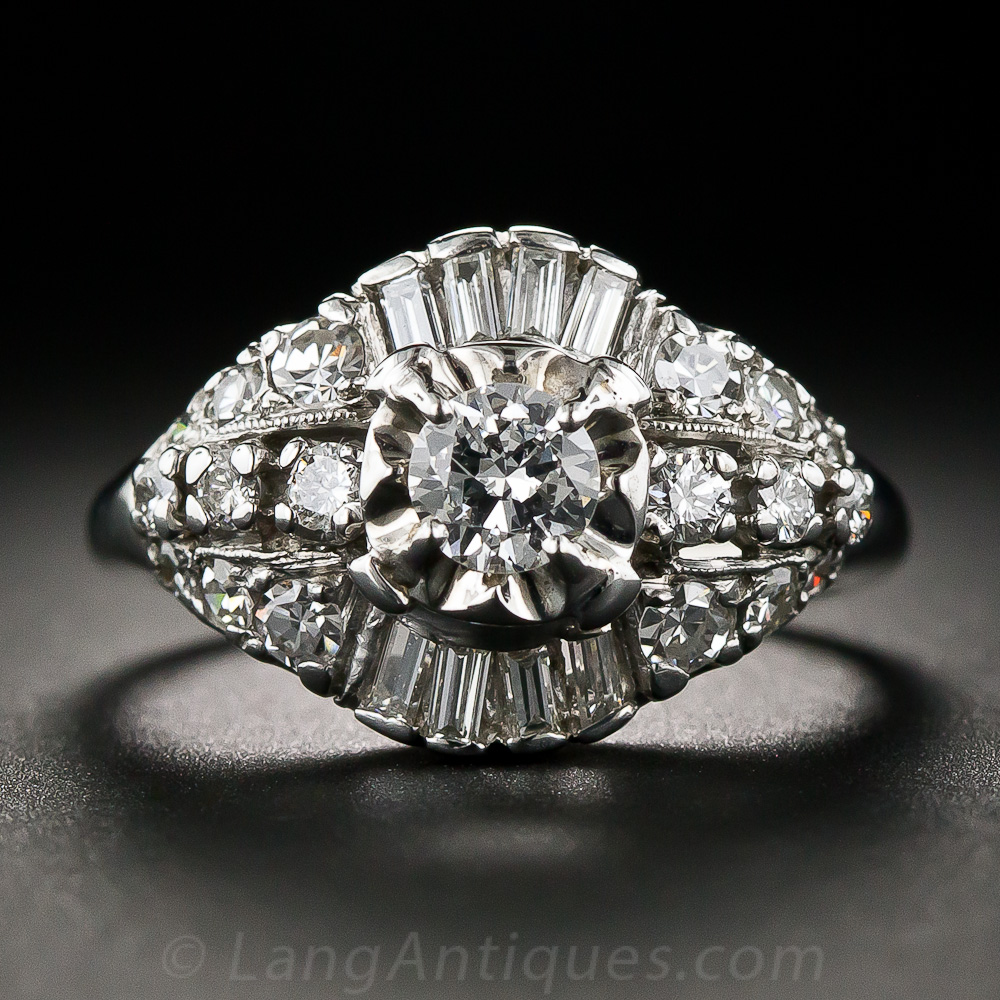 .30 Carat Mid-Century Engagement Ring