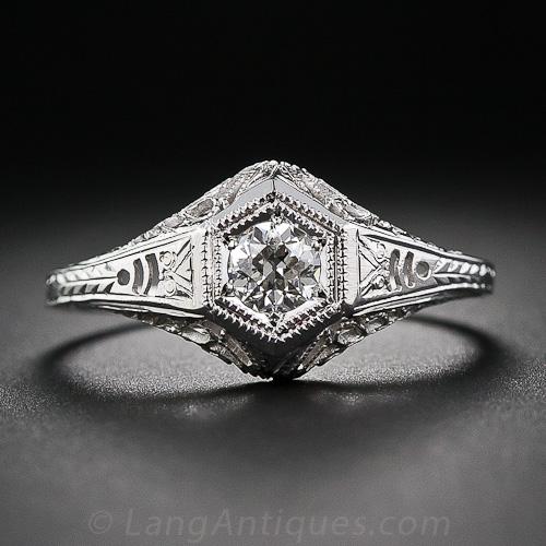 .30 Carat Vintage Diamond Engagement Ring