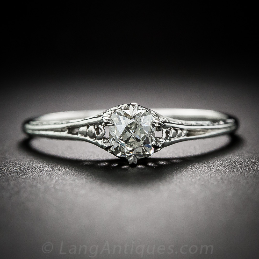 .35 Carat Antique Diamond Engagement Ring
