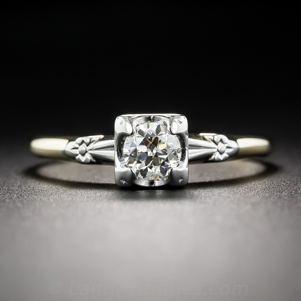 .35 Carat Old European Diamond Ring