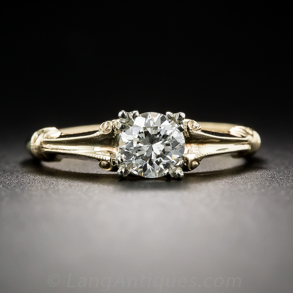 .50 Carat Diamond Vintage Engagement Ring
