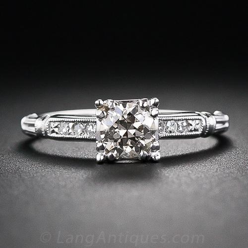 .50 Carat Vintage Diamond Engagement Ring