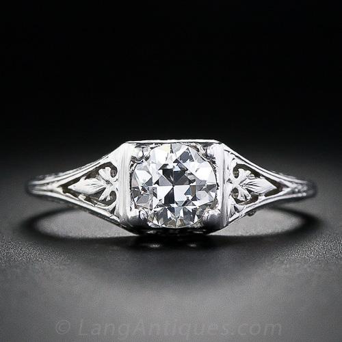 .56 Carat Diamond Antique Engagement Ring