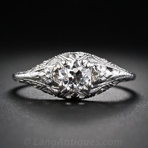 .56 Carat Vintage Diamond Engagement Ring