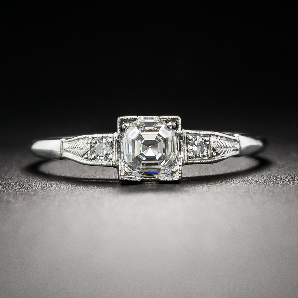 .60 Carat Octagonal Diamond Ring - GIA E VS2