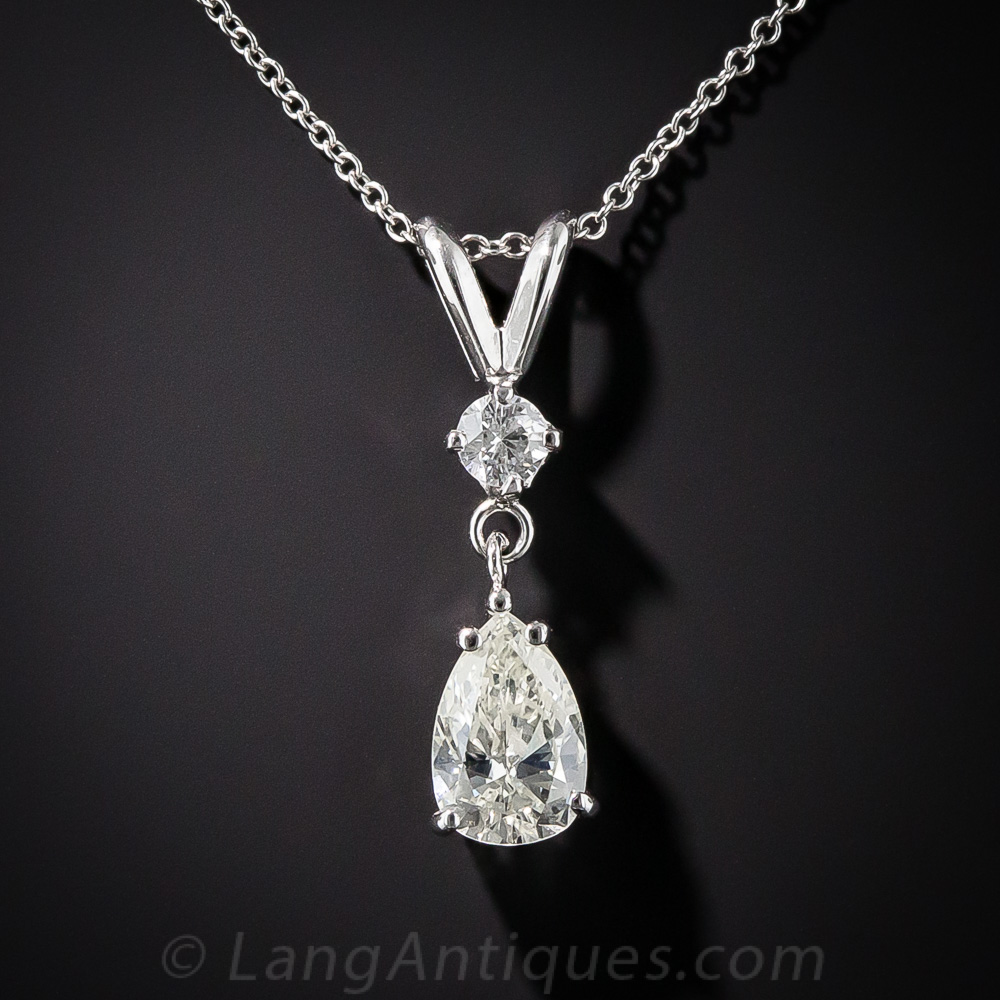 .60 Pear Shape Diamond Drop