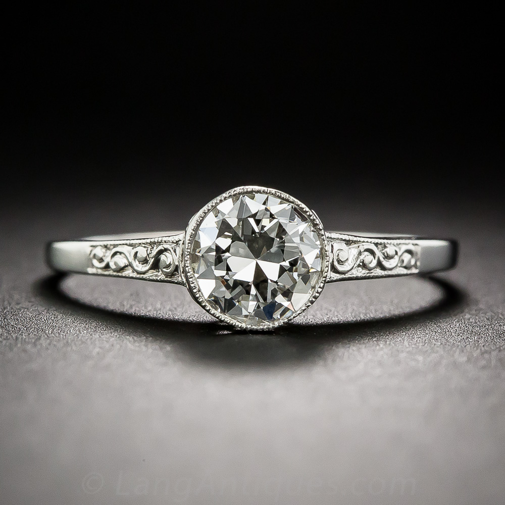 .68 Carat Platinum and Diamond Solitaire Engagement Ring