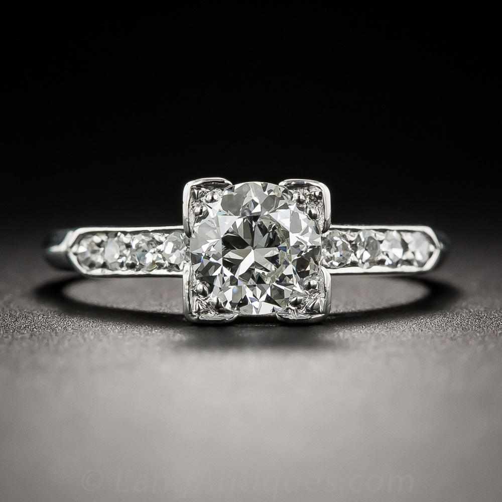 .80 Carat Solitaire Diamond Vintage Engagement Ring