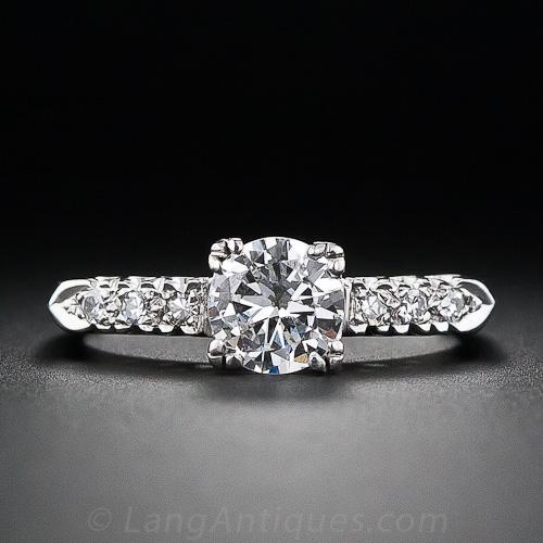 .80 Carat Vintage Diamond Engagement Ring