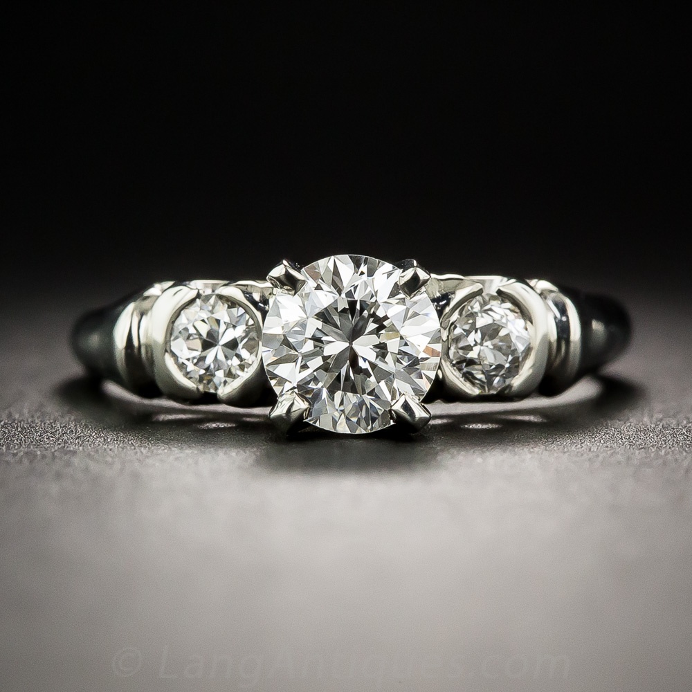 .82 Carat Diamond Vintage Engagement Ring