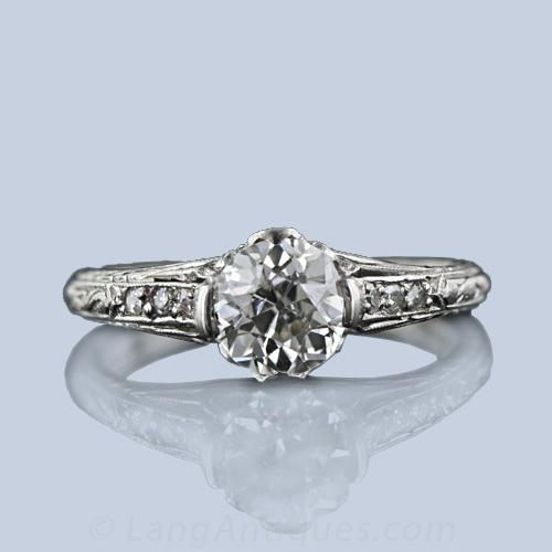 .90 Carat Edwardian Diamond Solitare