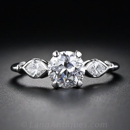 .92 Carat 'E-VVS2' Classic Diamond Engagement Ring