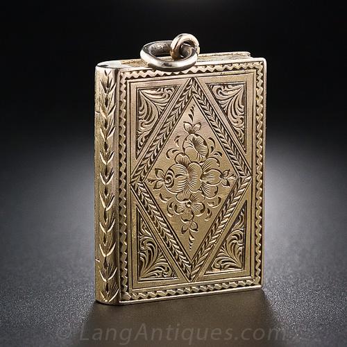 Antique Book Locket