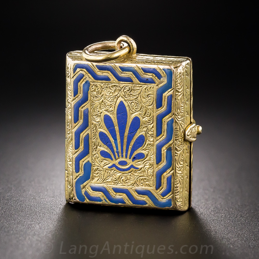 Antique Book Locket