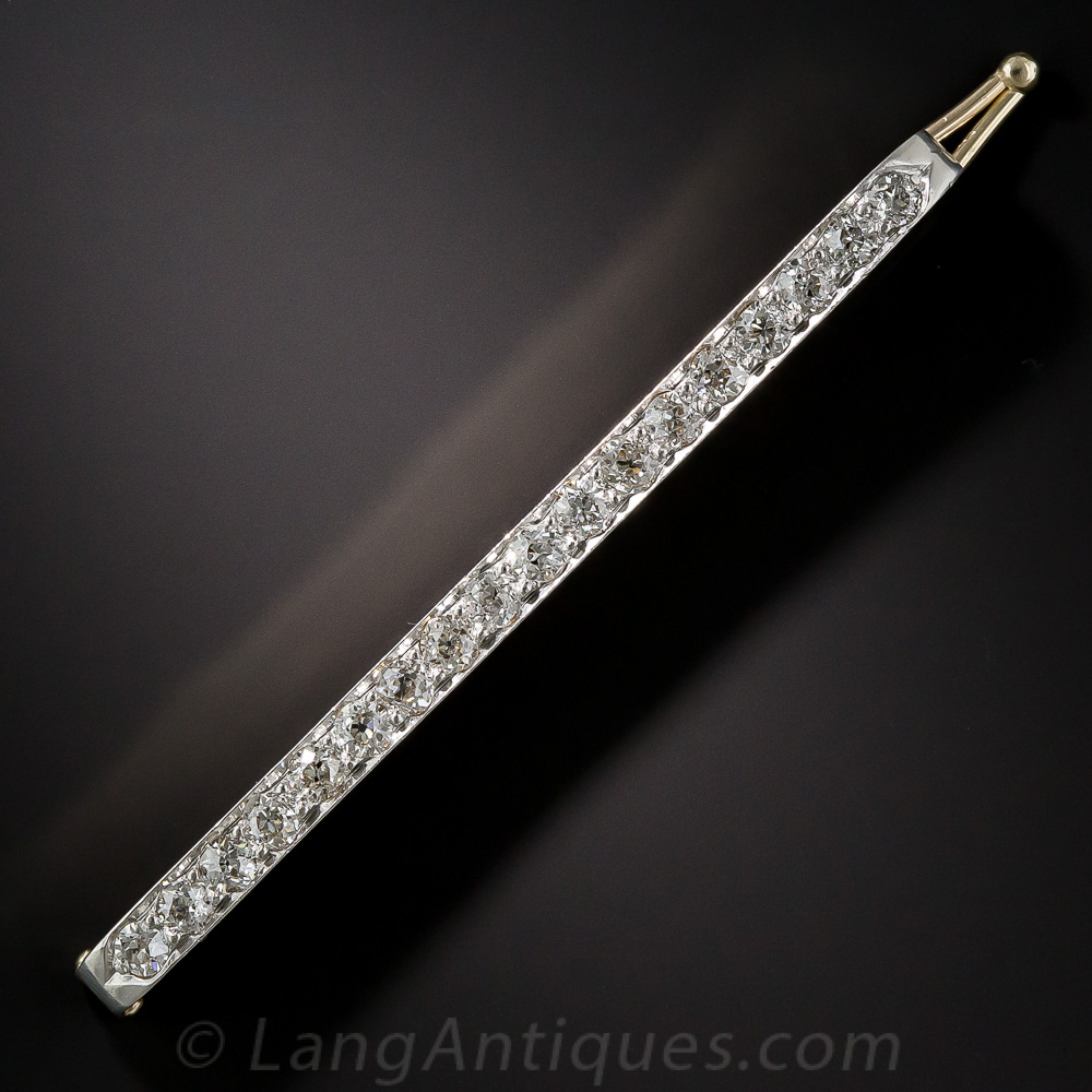 Antique Diamond Barrette