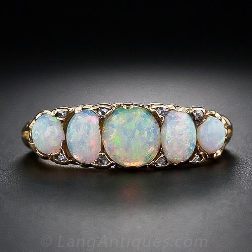 Antique English Opal Ring
