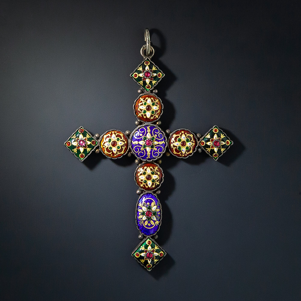 Antique French Renaissance Revival Cross
