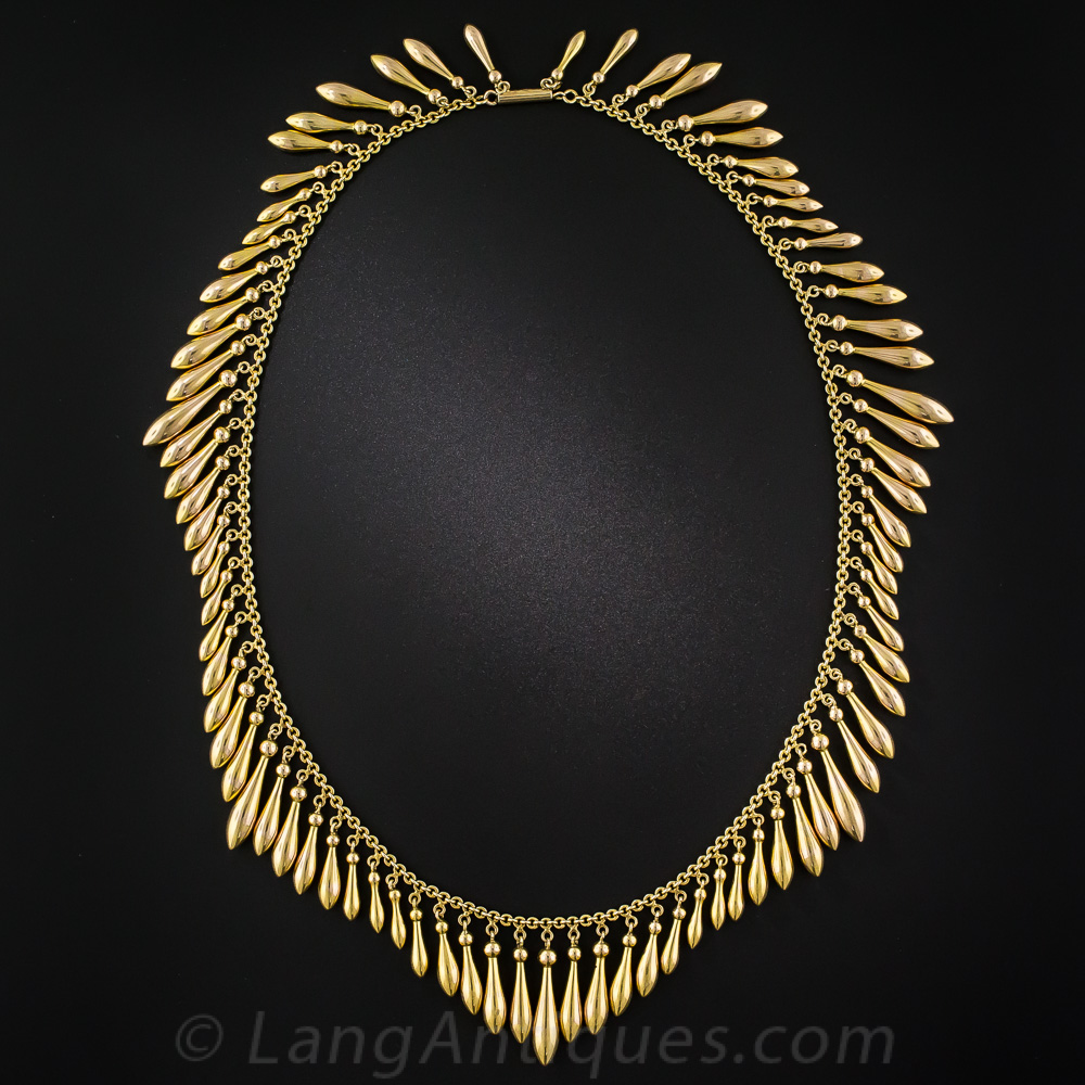 Antique Fringe Necklace