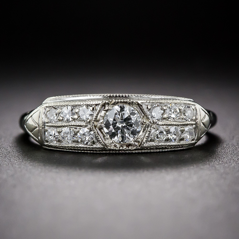 Art Deco Diamond Band Ring
