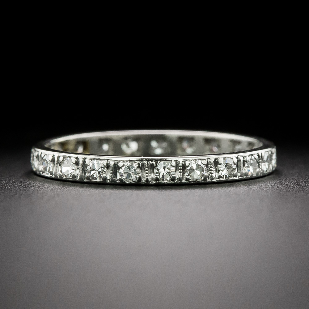 Art Deco Diamond Eternity Ring, Size 8
