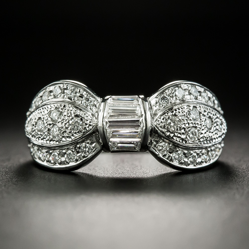 Diamond Bow Ring