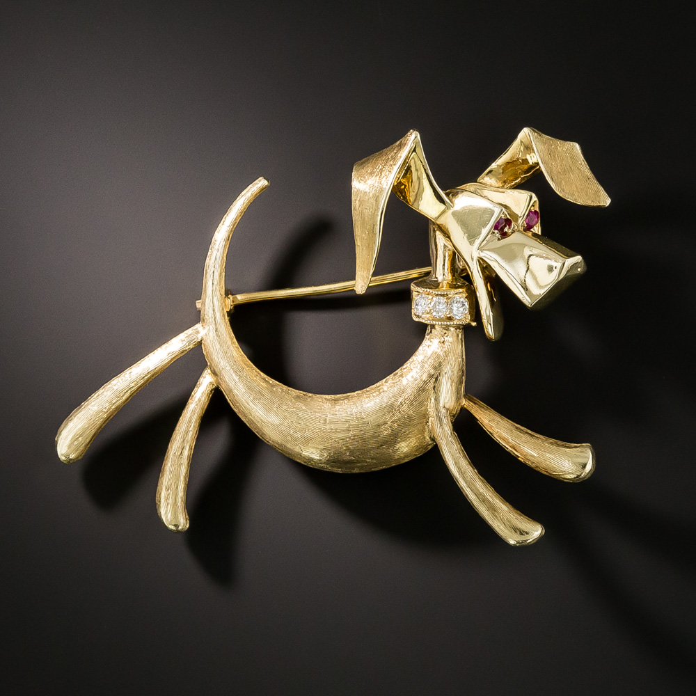 Cartier Dog Brooch