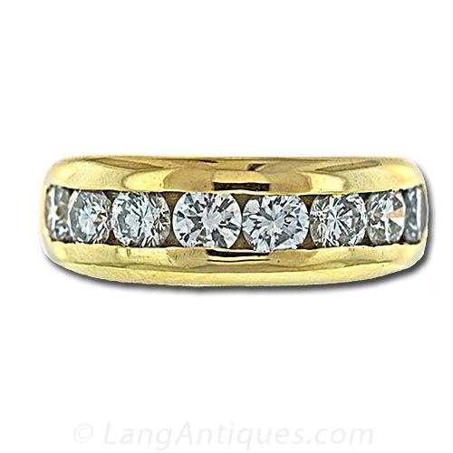 Channel Set Diamond Band