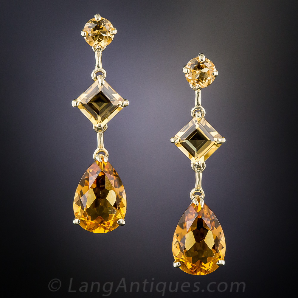 Citrine Drop Earrings