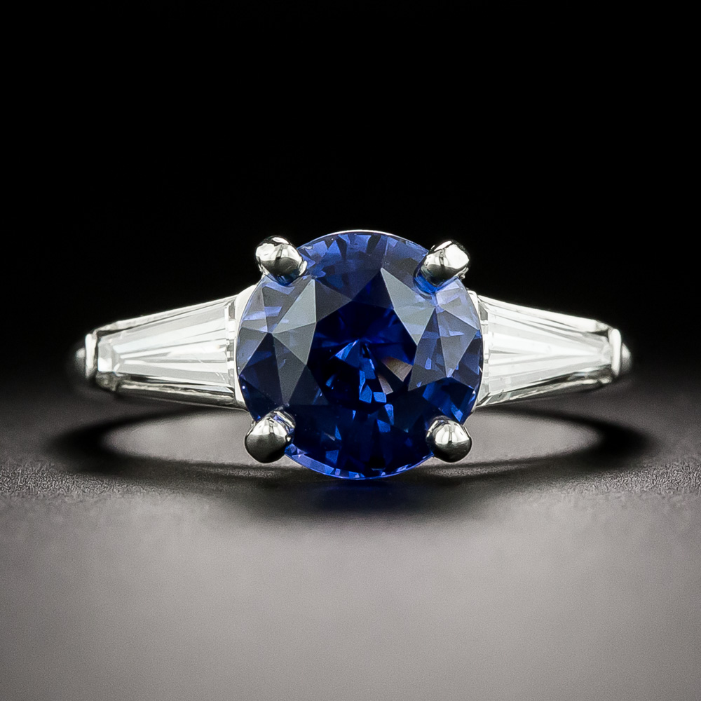 Ceylon sapphire and diamond ring store
