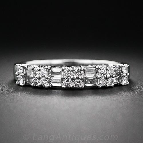 Contemporary Diamond Band Ring