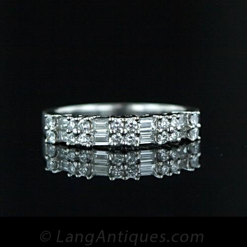 Contemporary Diamond Band Ring