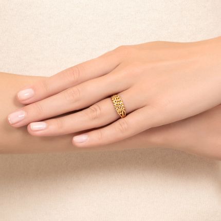 English Victorian Keeper Ring