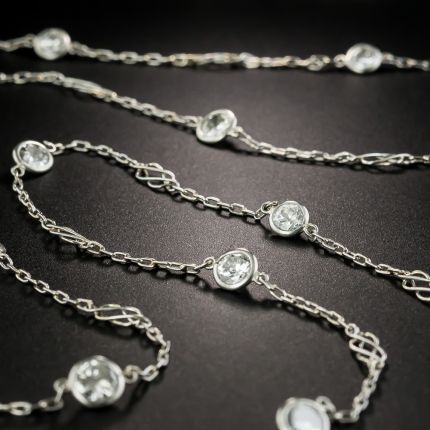 68 Inch Fancy Diamond Chain