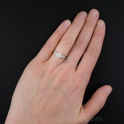 .82 Carat Diamond Vintage Engagement Ring