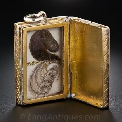 Antique Book Locket