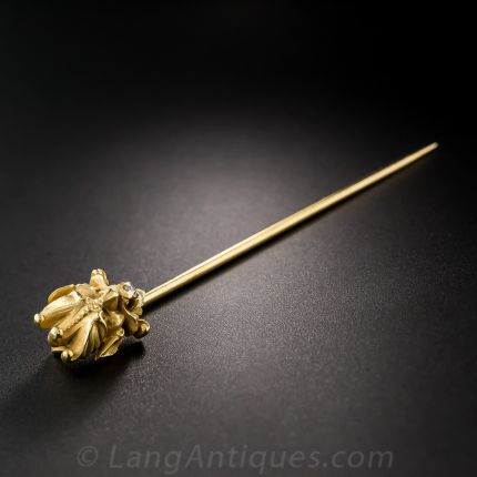 Antique Devil Diamond Stick Pin