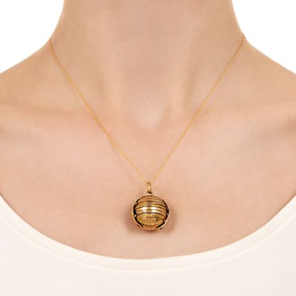 Antique Folding Ball Locket, Circa 1900