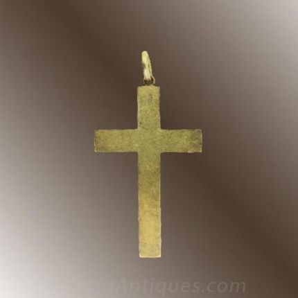 Banded 'Cat's Eye' Agate Cross