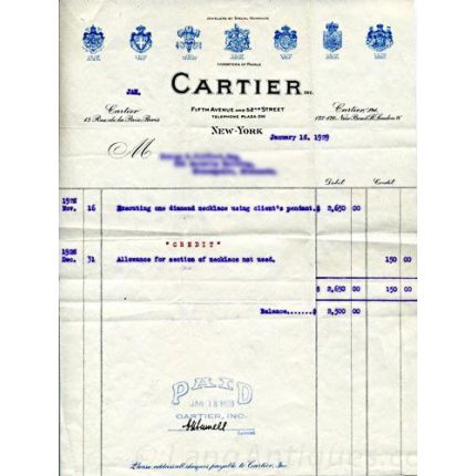 Cartier Diamond and Platinum Necklace c.1929