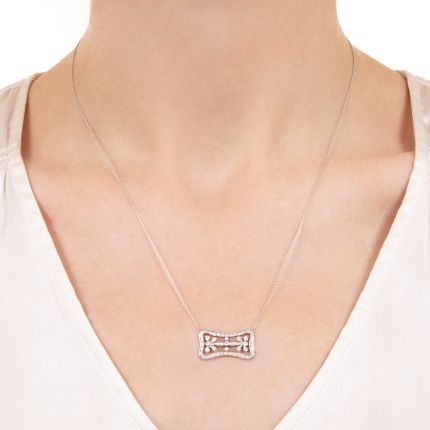 Edwardian Diamond Floral Pendant