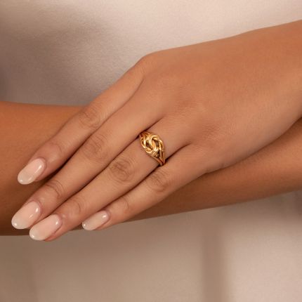 English Victorian Love Knot Ring