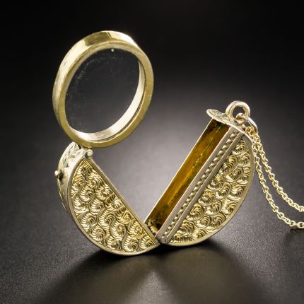 English Victorian Oval Locket